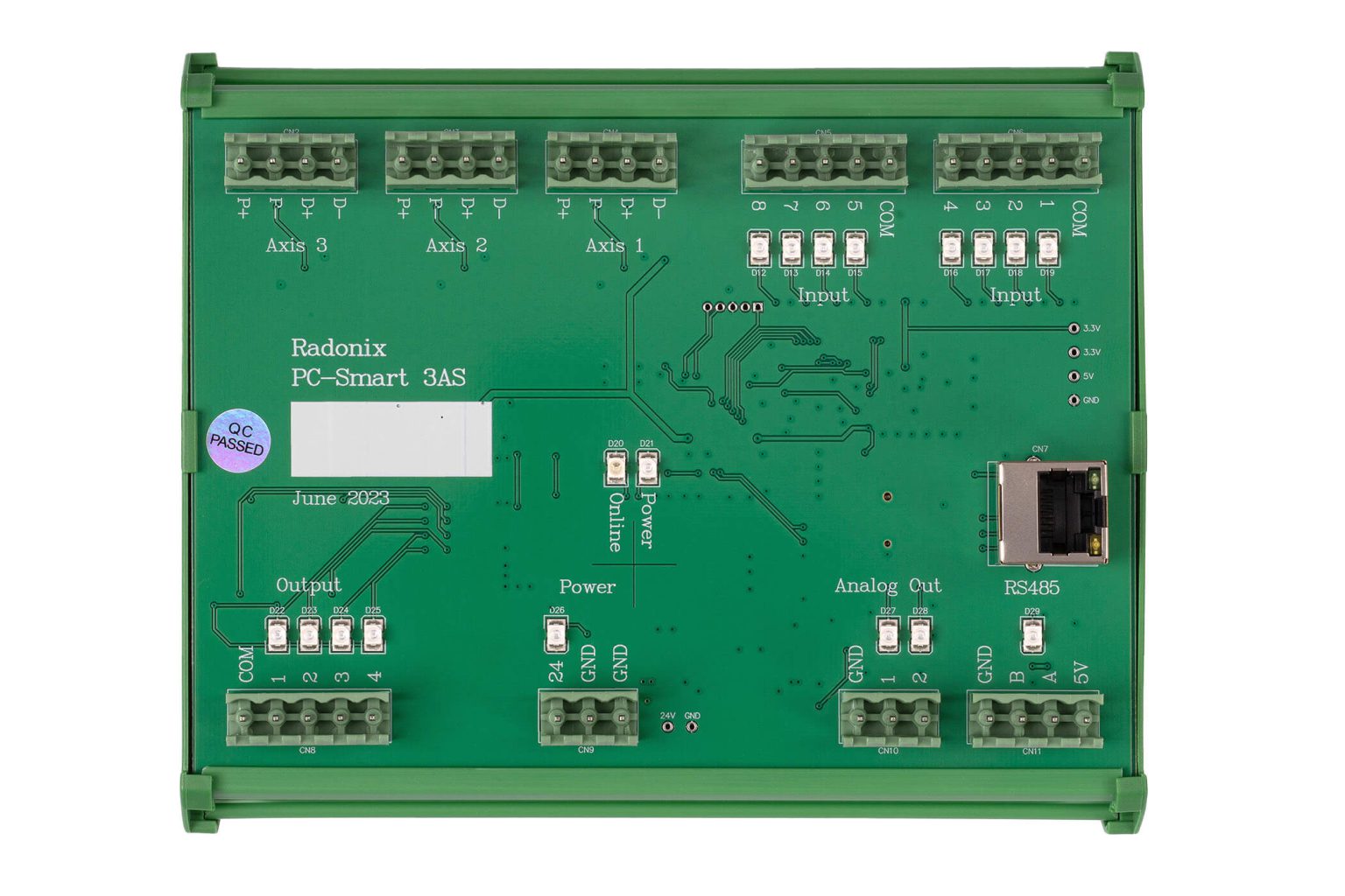 PC Smart 3AS • Radonix CNC Control Card - Hardware, Software, and Interface
