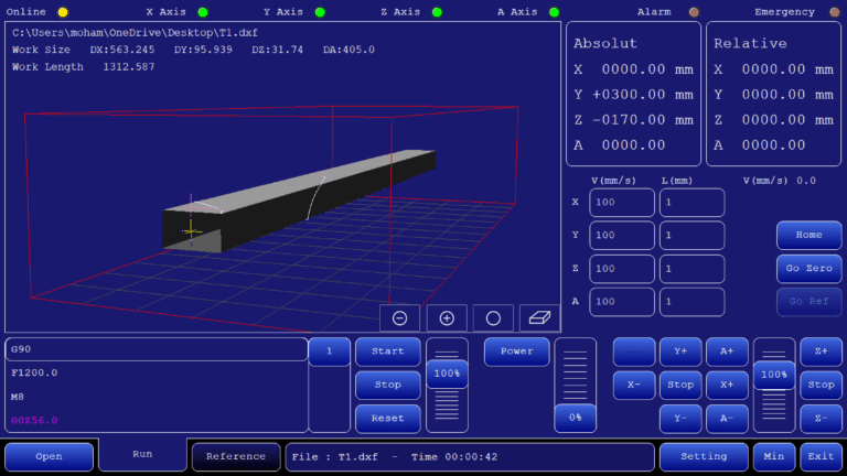 XYZA Profile Cut: 4-Axis Motion Control for Precision