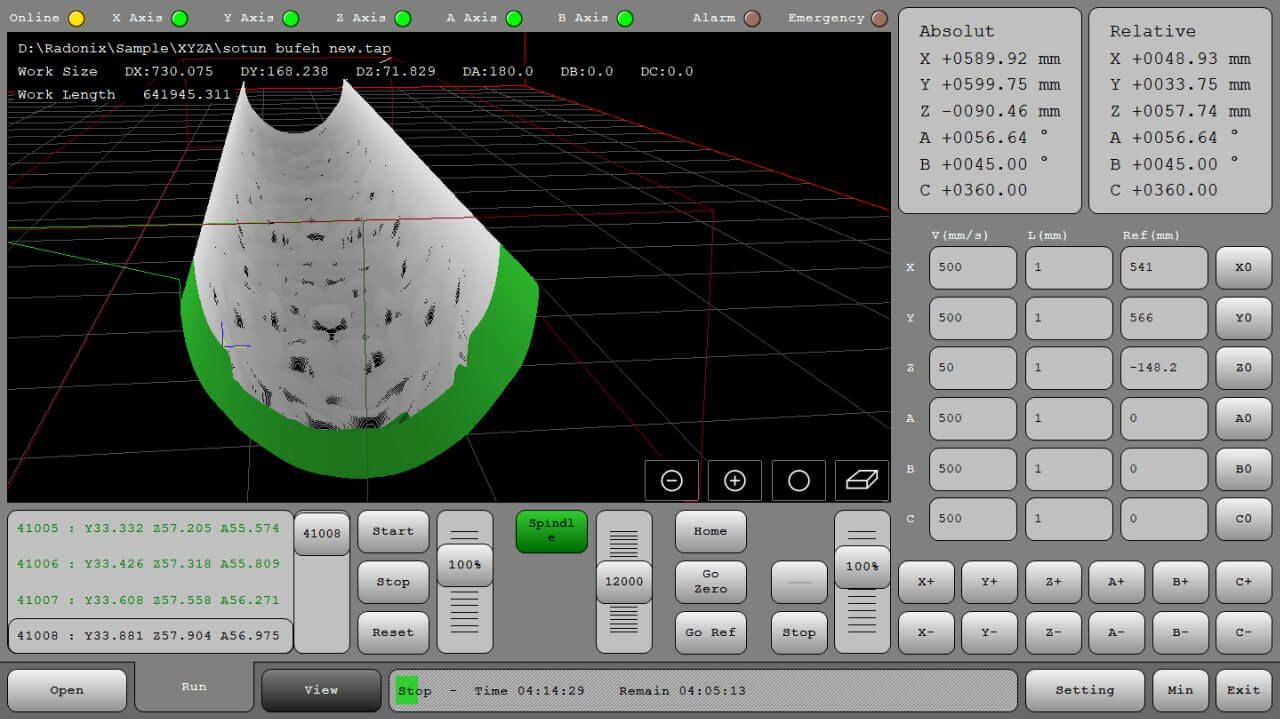 XYZABC Router – 6-Axis CNC Controller for Precision Routing